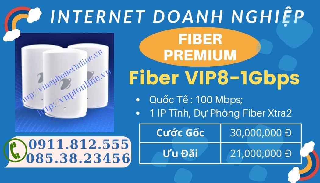 Fiber VIP 8 - VNPTOnline.vn